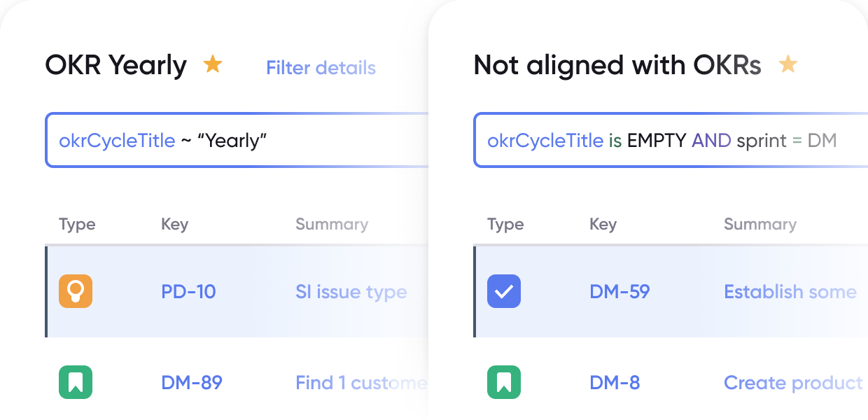 OKR Board for Jira | Oboard